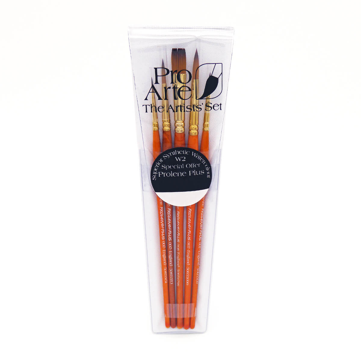 ProArte Prolene Plus Watercolour Brush set W2 – Details Art Materials