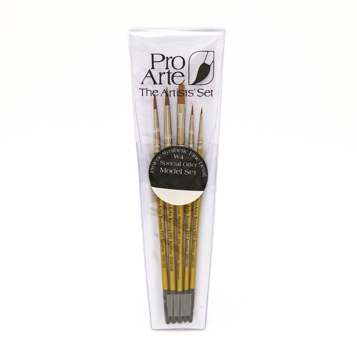 Pro Arte Series 107 Spotter Brush Set W4 – Details Art Materials