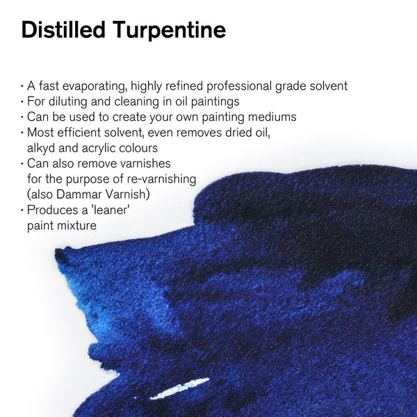 Winsor & Newton Distilled Turpentine – Details Art Materials