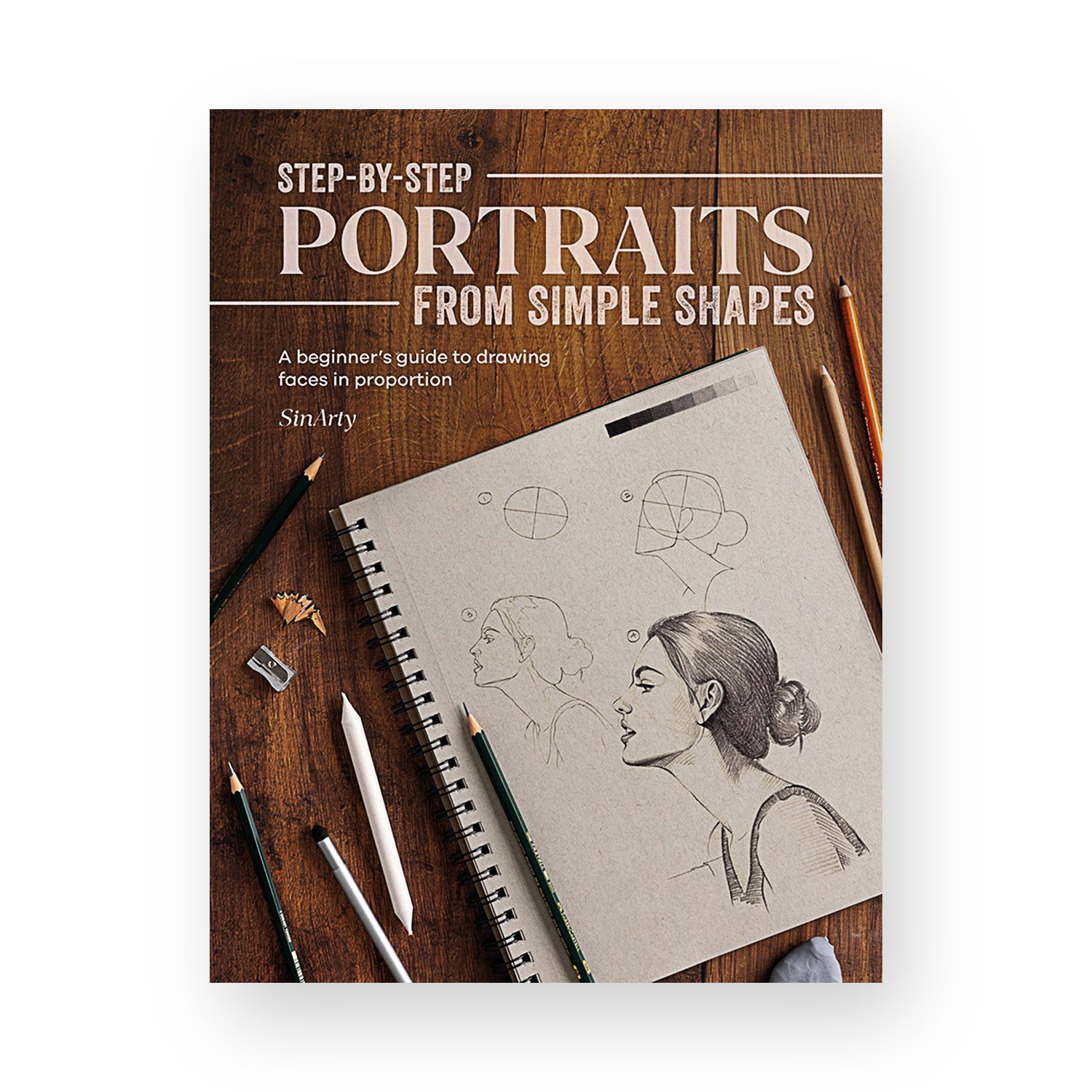 Step by Step Portraits from Simple Shapes by Sin Arty – Details Art ...