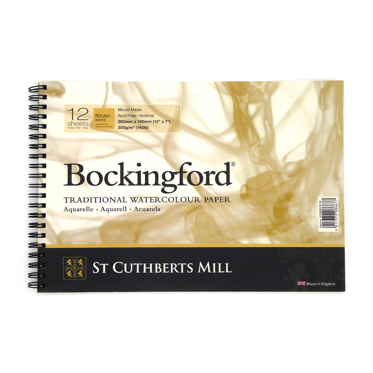 Bockingford Spiral Bound Watercolour Paper Pads (300gsm/140lb) - Rough ...
