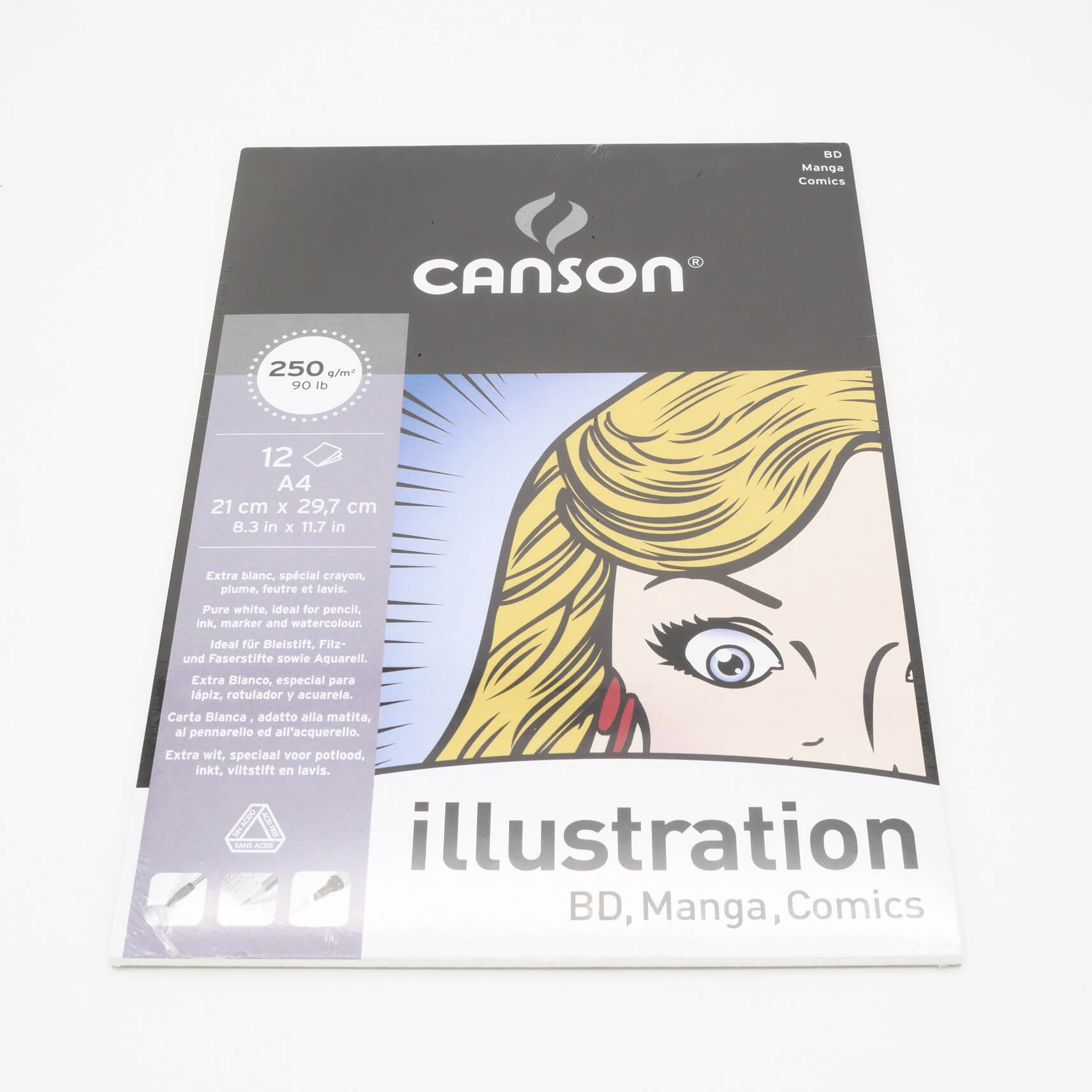Canson Illustration Paper Pads (250gsm/90lb) – Details Art Materials