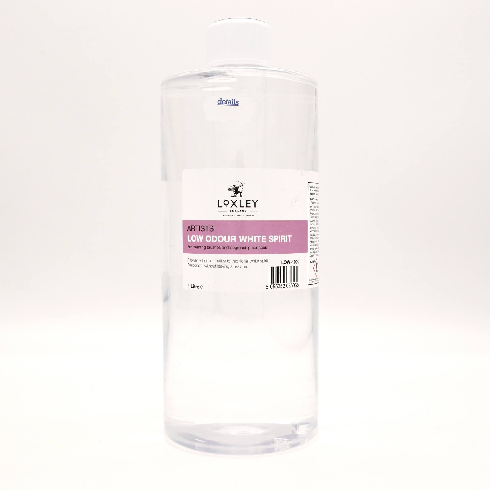 Loxley Low Odour White Spirit – Details Art Materials