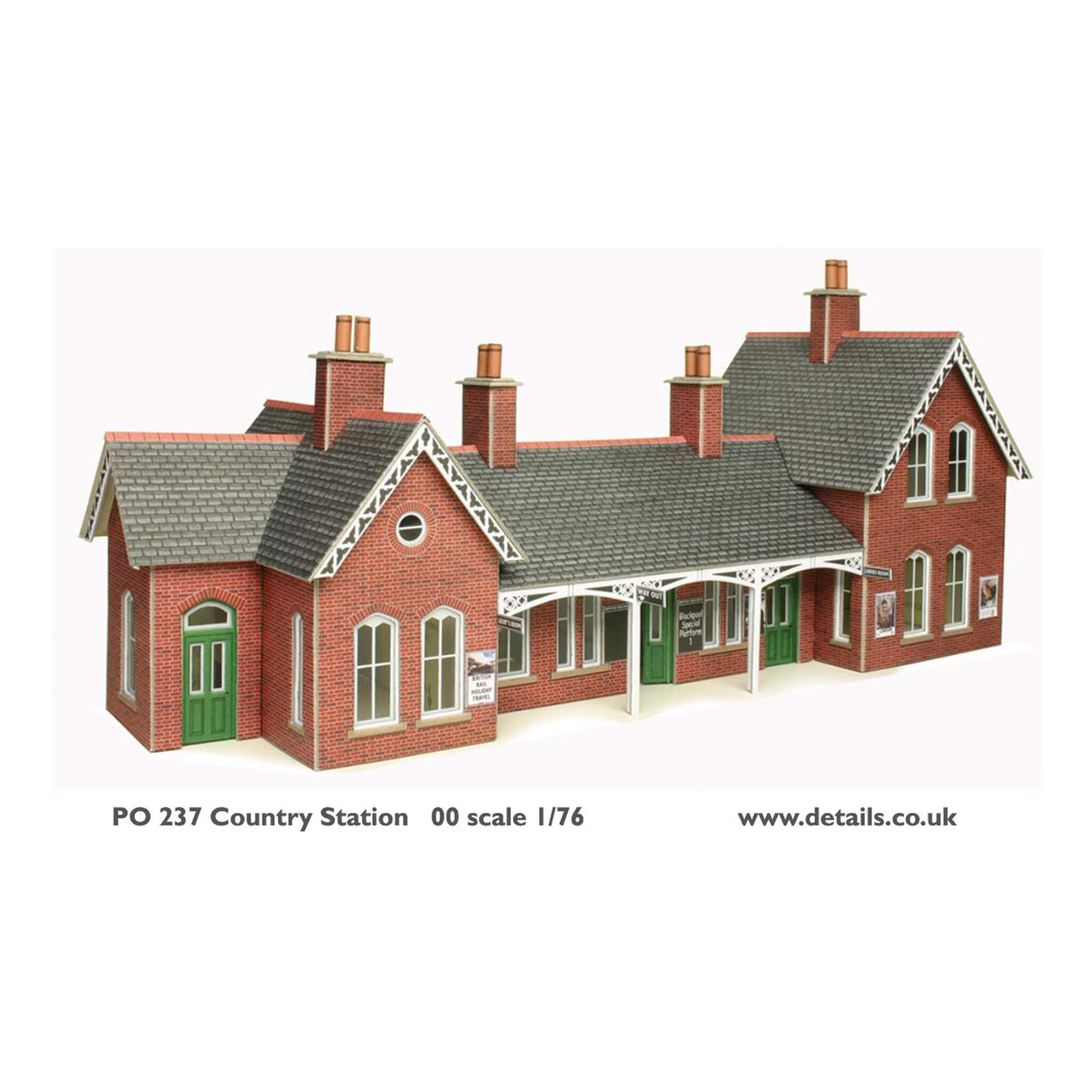 00/H0 Scale Kits - Metcalfe Models – Details Art Materials